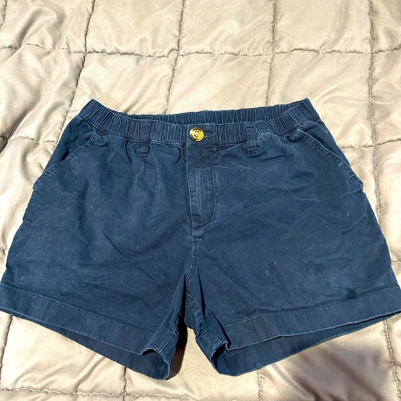 Shorts | 7 Off Navy Blue Chubbies Khaki Shorts | Poshmark